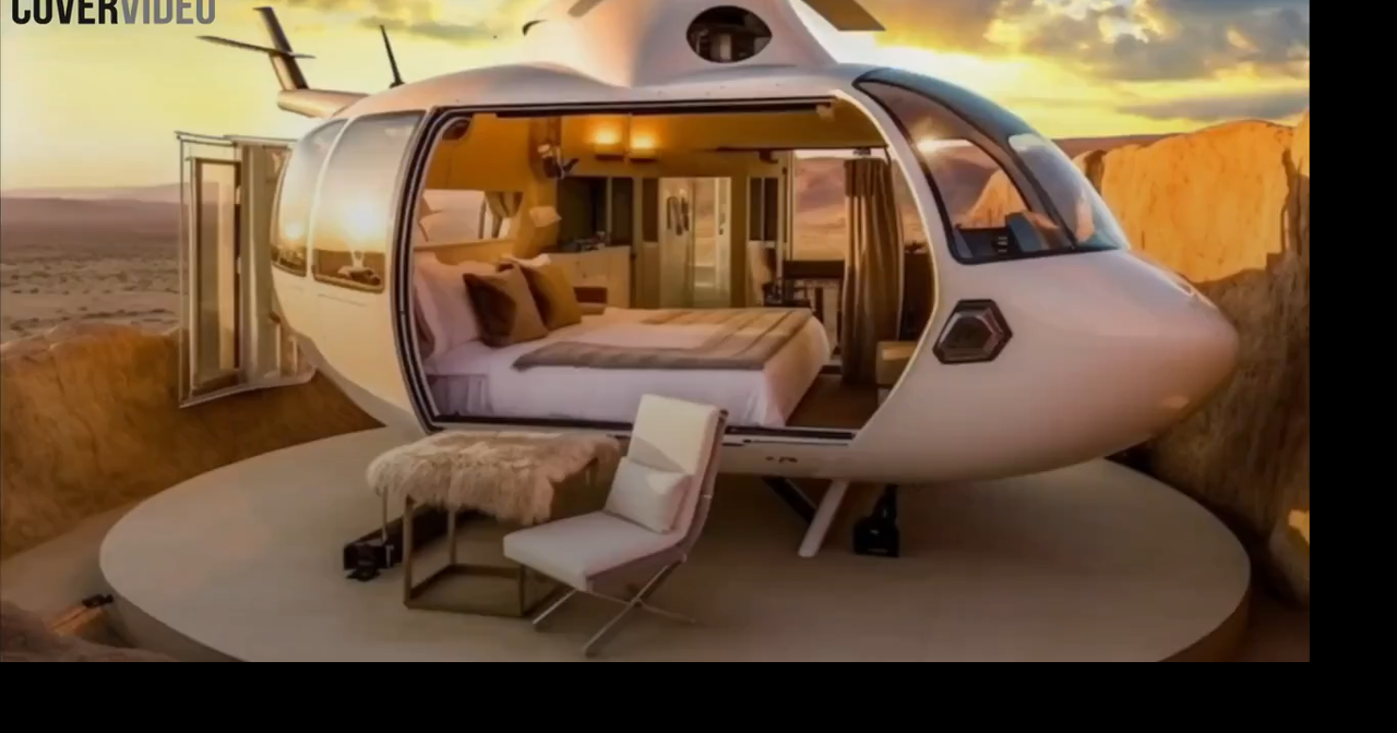 California company transforms helicopters into lavish rental units ...