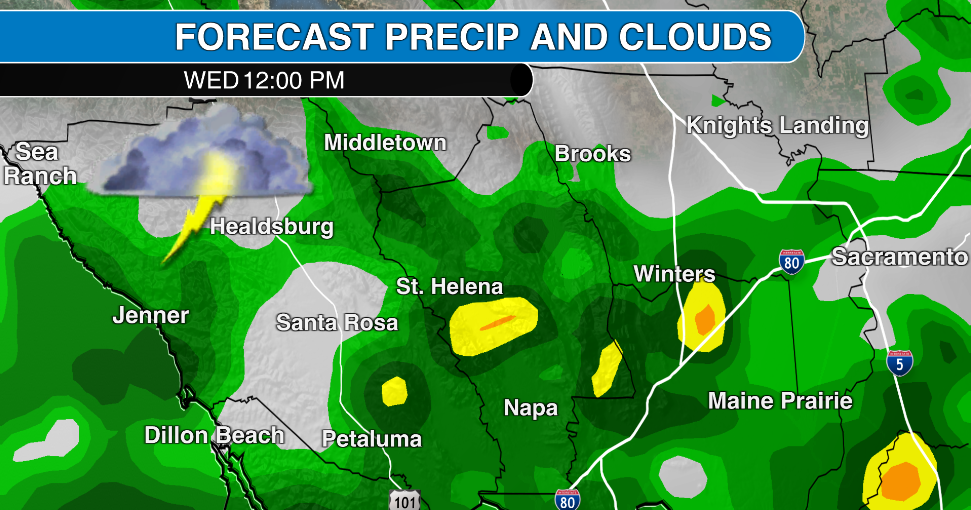 Isolated flooding possible through Wednesday in Napa Valley | Weather ...