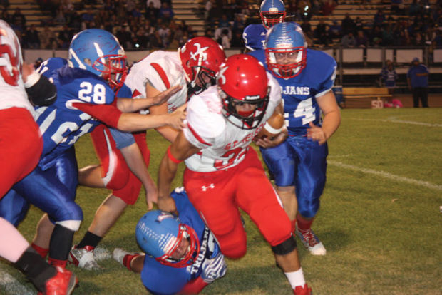 Varsity Football: Saints rout Lower Lake despite injuries