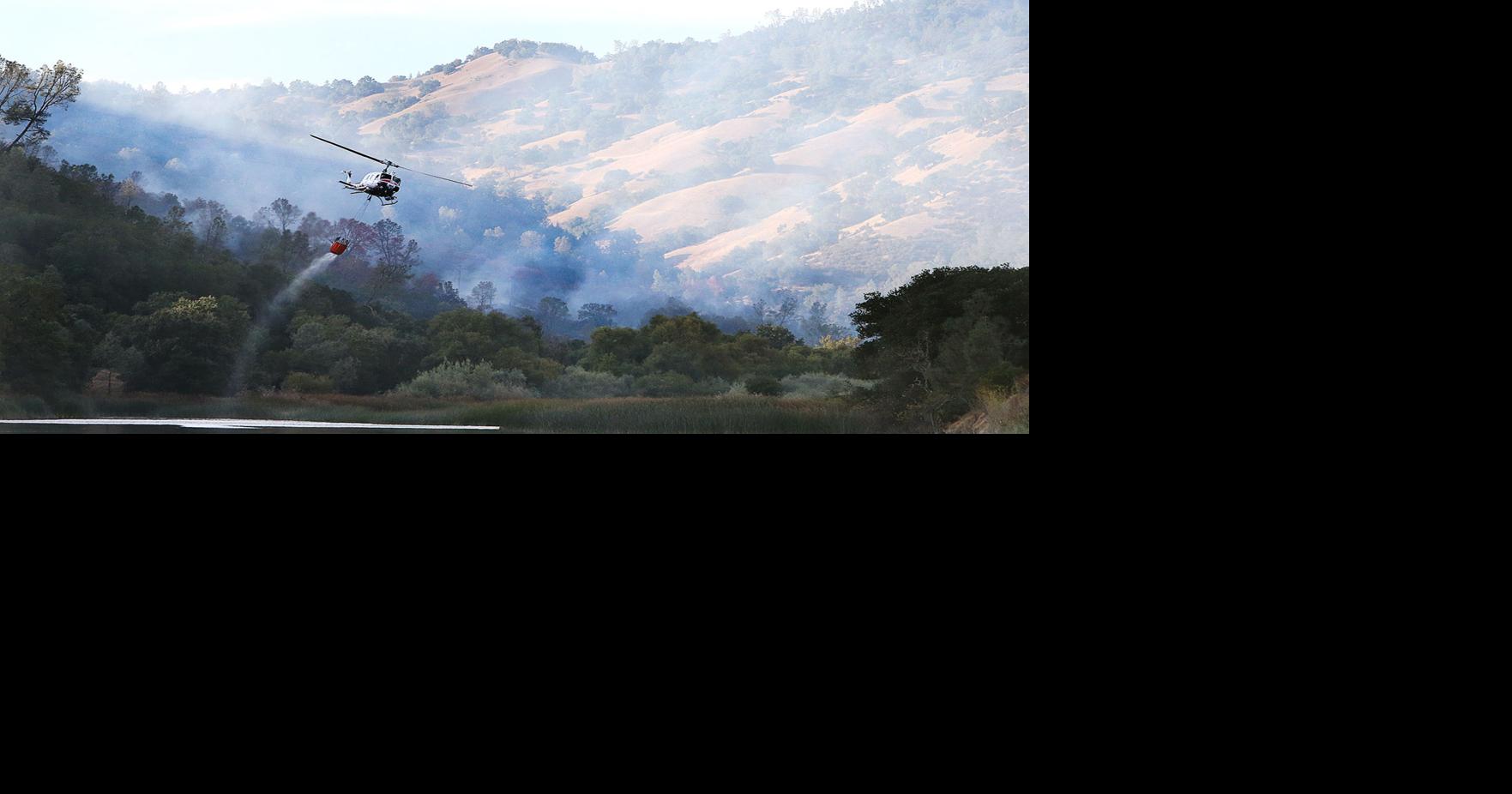 Lake Hennessey fire contained at 14 acres