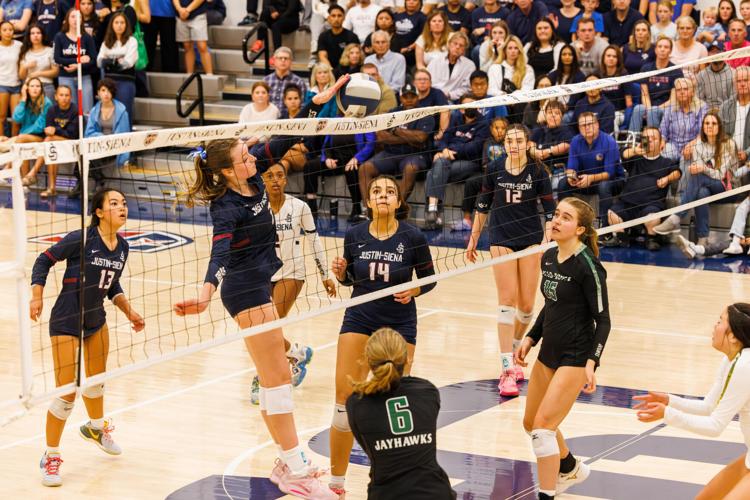 Justin-Siena volleyball falls to Head-Royce in section final