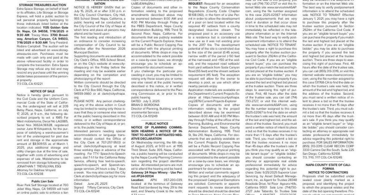 Page C07 | Napa Valley Register E-edition | napavalleyregister.com