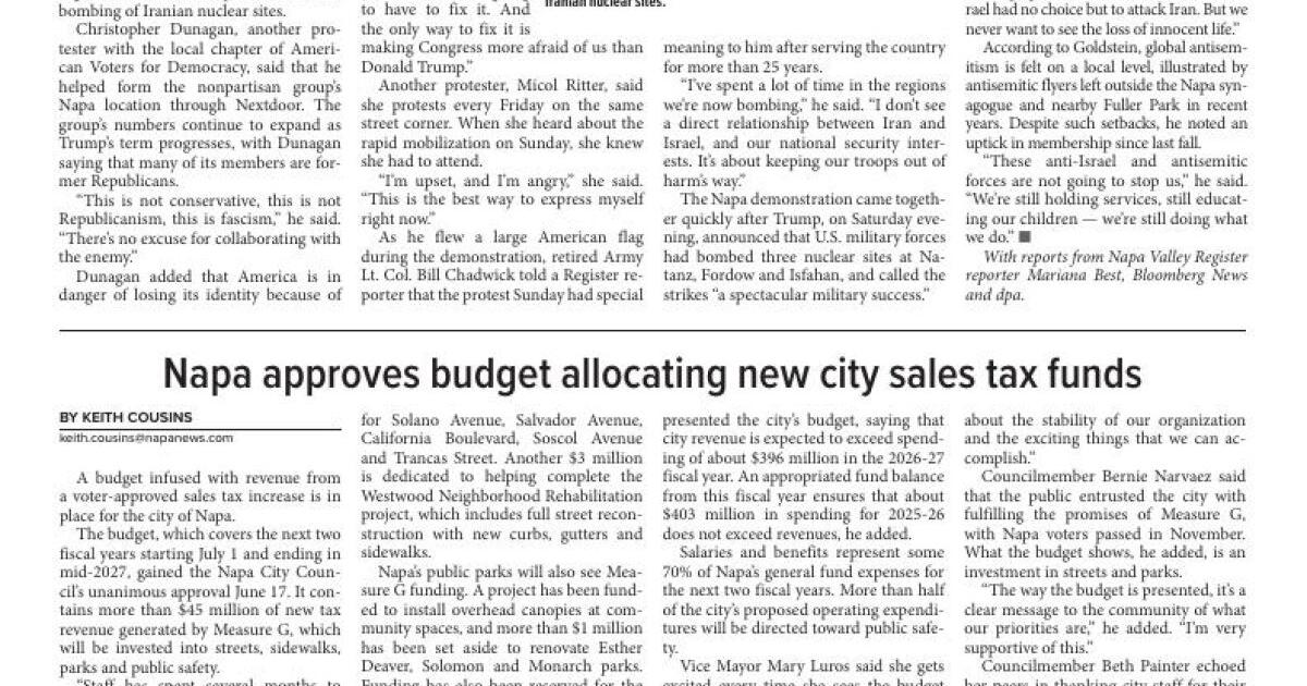 Page A04 | Napa Valley Register E-edition | napavalleyregister.com