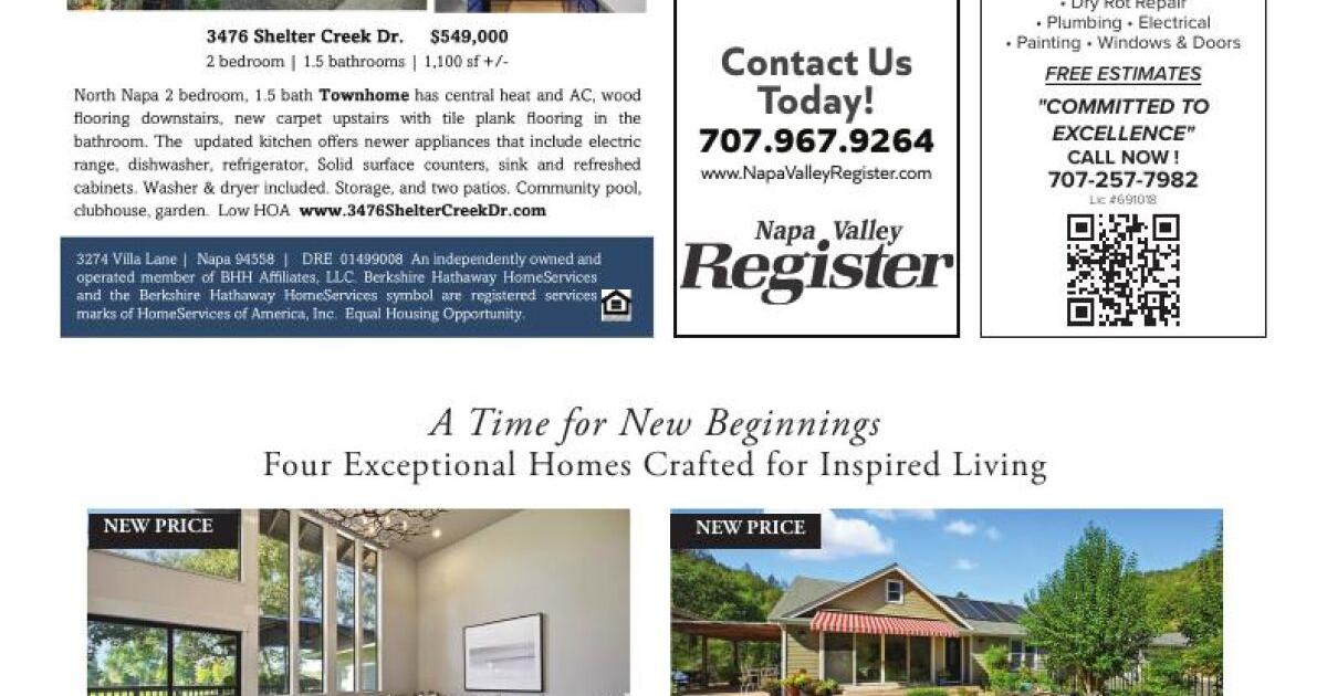 Page D02 | Napa Valley Register E-edition | napavalleyregister.com