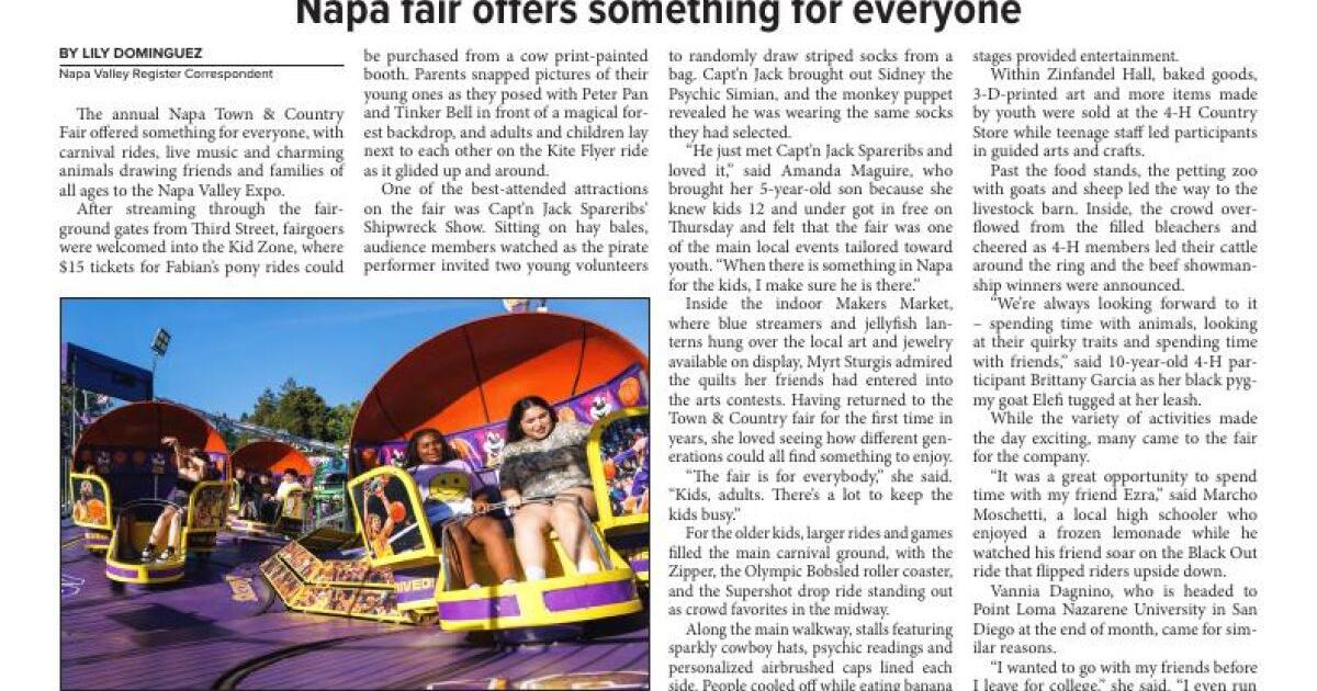 Page A13 | Napa Valley Register E-edition | napavalleyregister.com