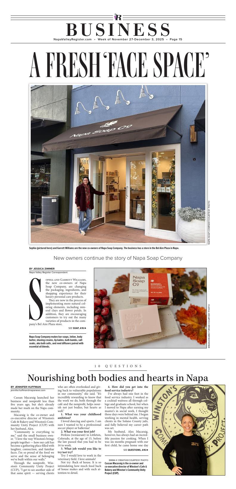 Page A15 | Napa Valley Register E-edition | napavalleyregister.com