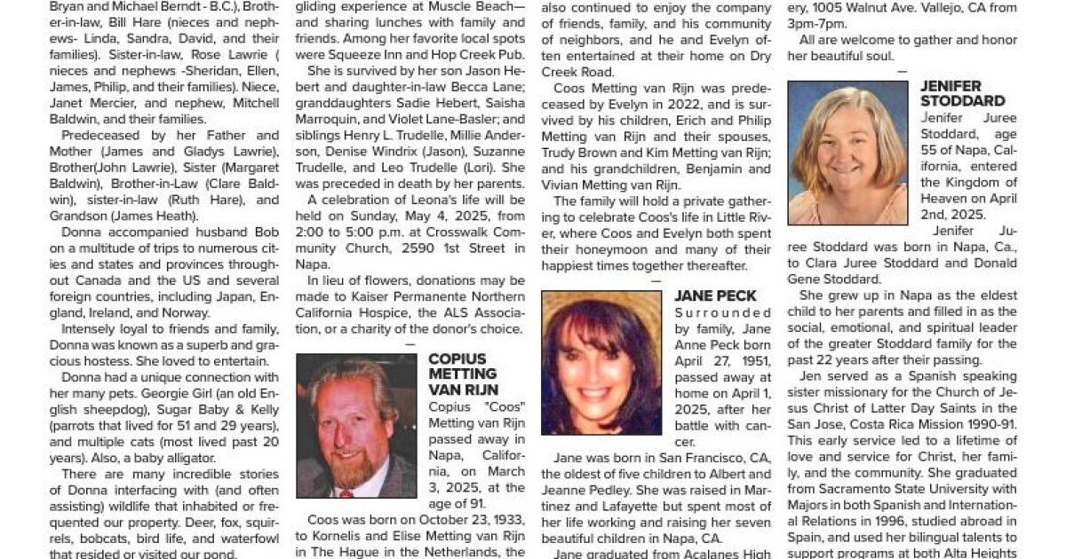 Page A13 | Napa Valley Register E-edition | napavalleyregister.com