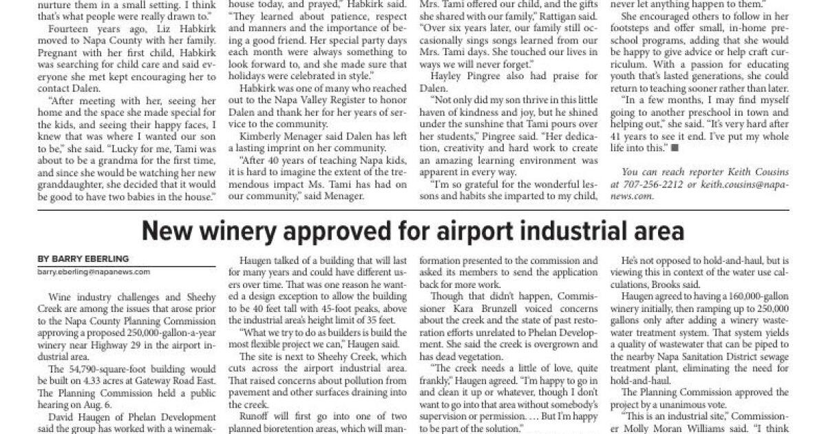 Page A05 | Napa Valley Register E-edition | napavalleyregister.com