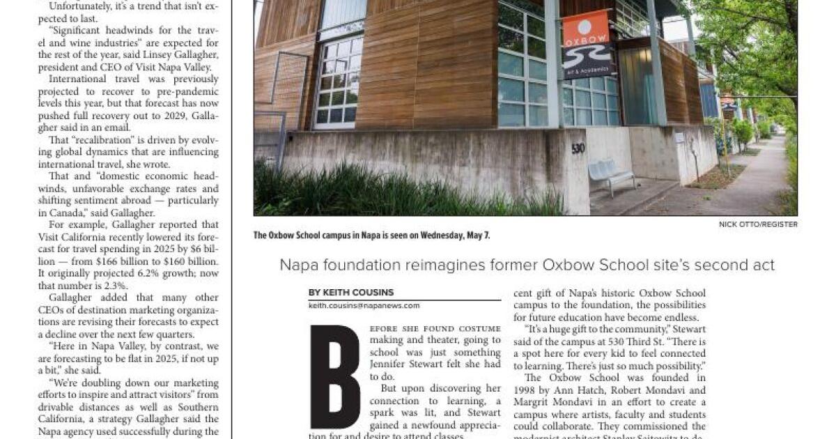 Page A01 | Napa Valley Register E-edition | napavalleyregister.com