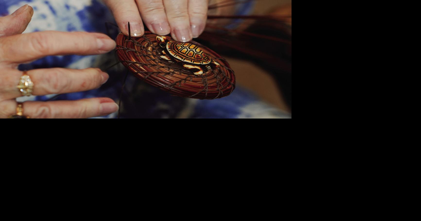 Native pine needles become art under Holmes' skilled hands | Local News ...