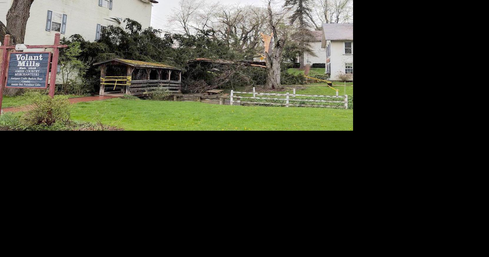 Volant Mills suffers cosmetic damage during afternoon storm | News ...