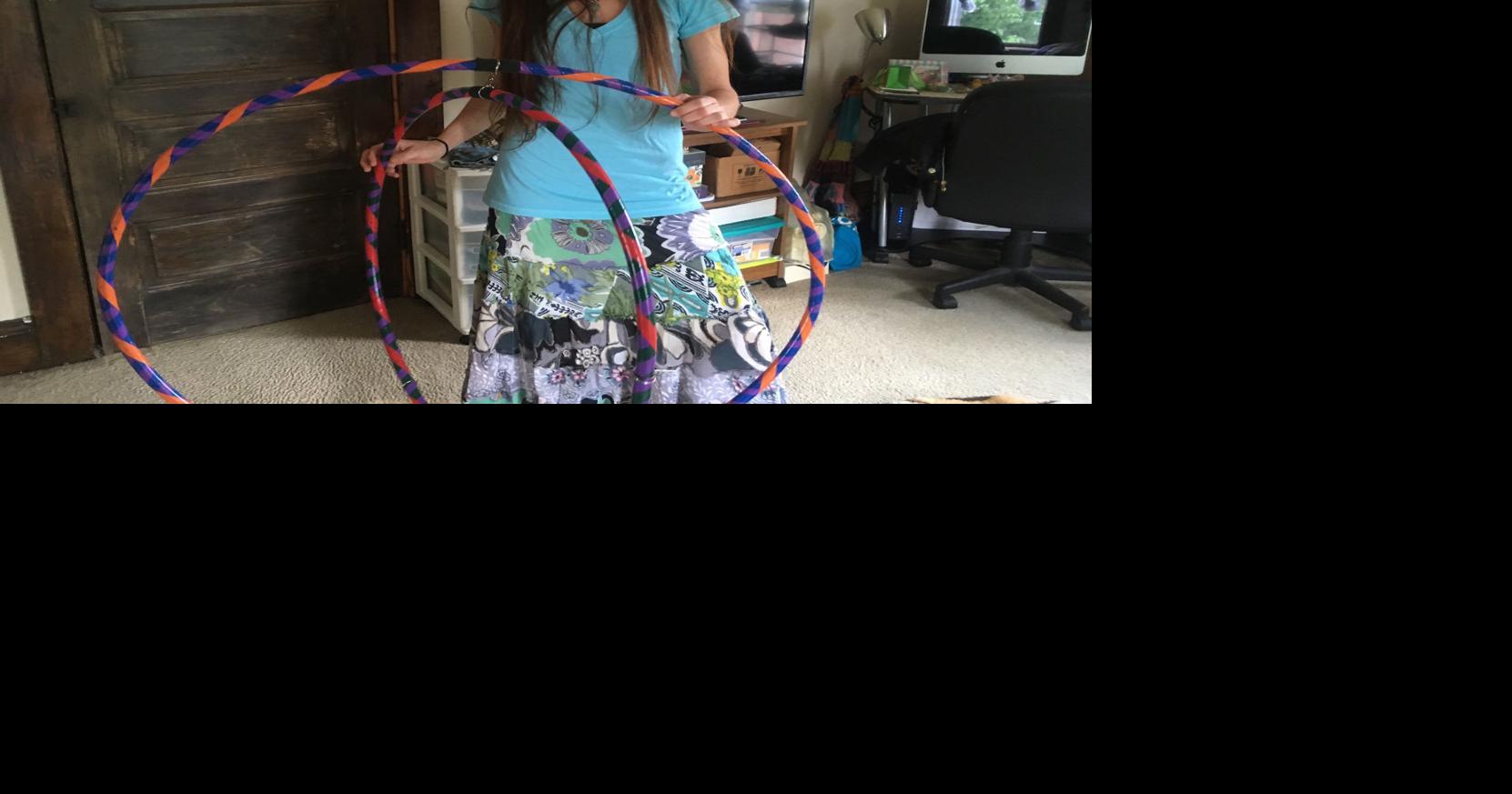 VIDEO: Around and around she goes, creating hula hoop magic | News ...