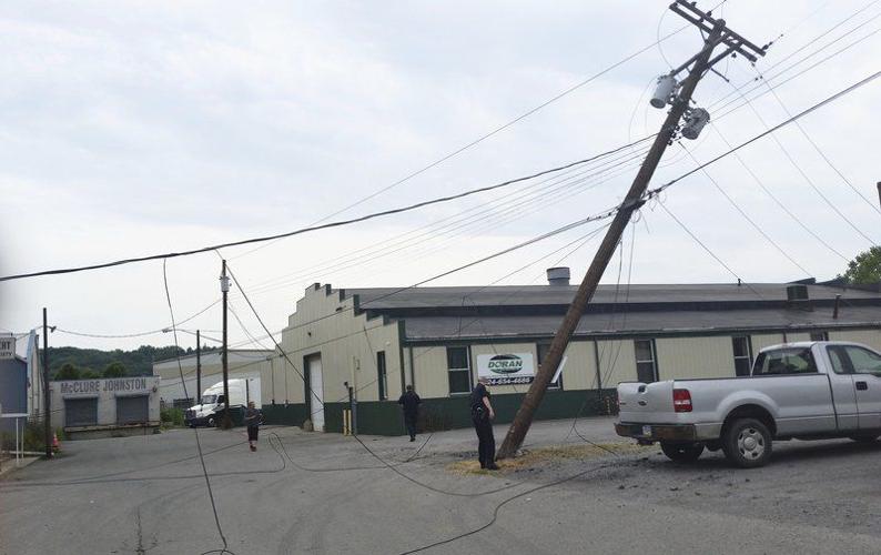 Truck hits utility pole | Local News | ncnewsonline.com