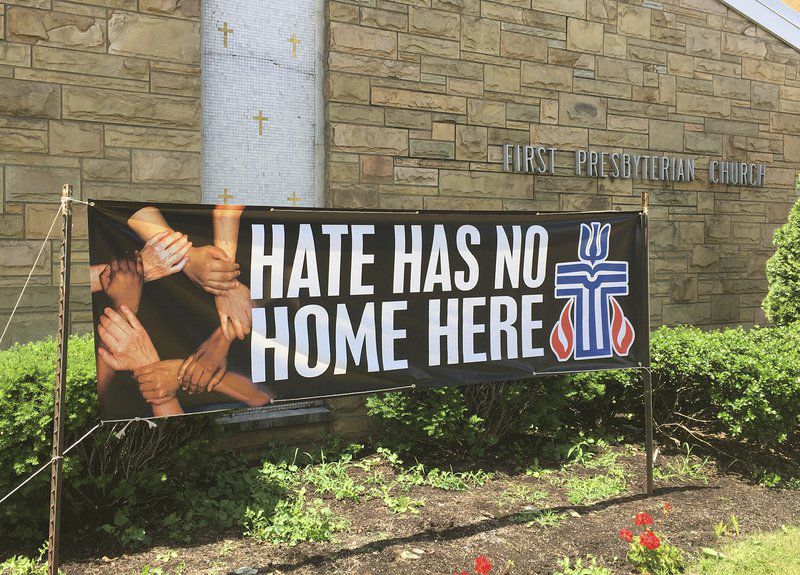 First Presby anti-hate banner available in yard signs | Local News ...