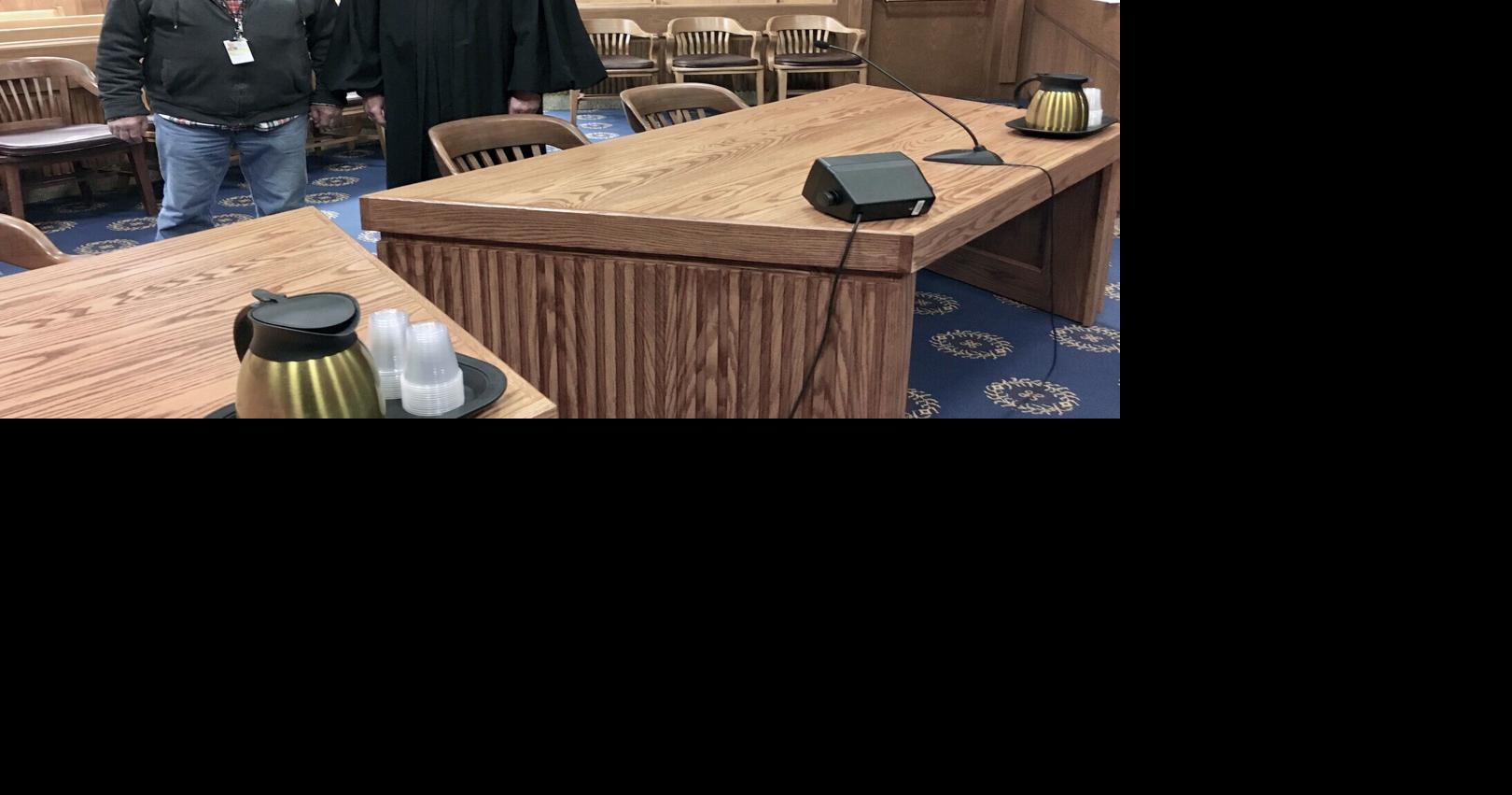 Judge thrilled with newly built court tables | News | ncnewsonline.com