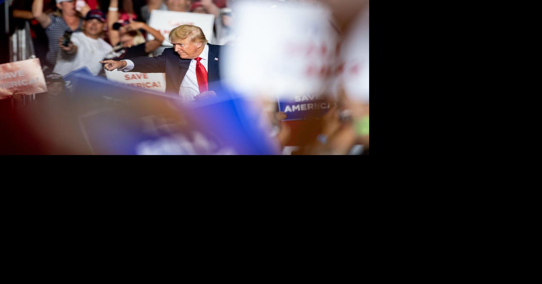 PHOTO GALLERY: Save America rally with former President Donald Trump in ...