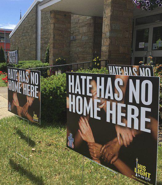 First Presby anti-hate banner available in yard signs | Local News ...