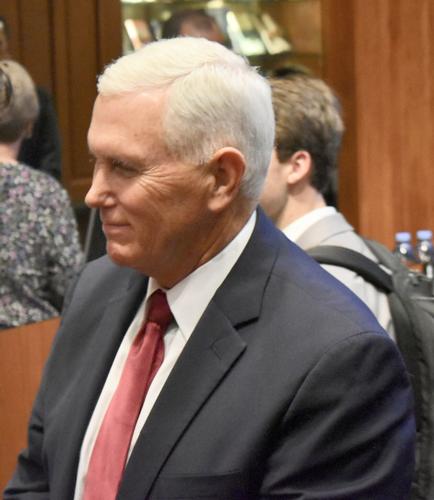 Former VP Pence speaks of Charlie Kirk's legacy during Grove City ...