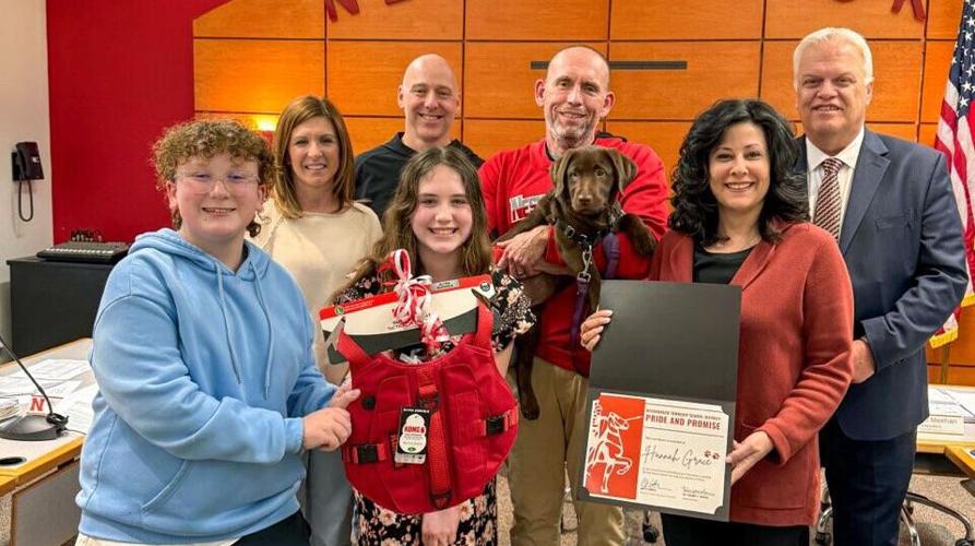 In-training therapy dog honored at Neshannock | Local News ...