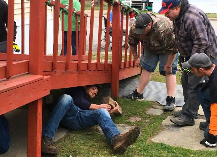 Pulaski firefighters carry man's singed wheelchair ramp to his new home ...