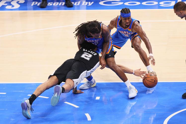 Gilgeous-Alexander tips his cap after Thunder fall to Spurs in Game 7 ...