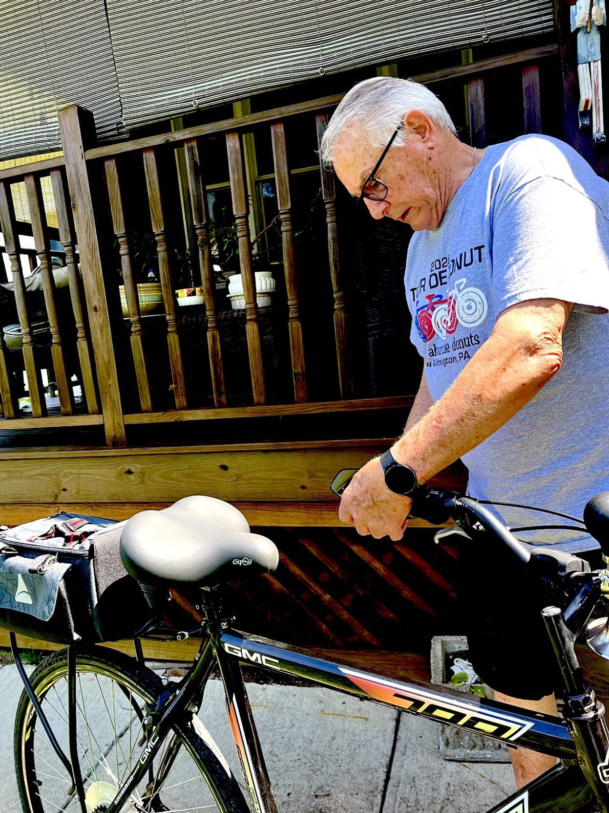 Octogenarian meets bicycle doughnut challenge | Local News ...