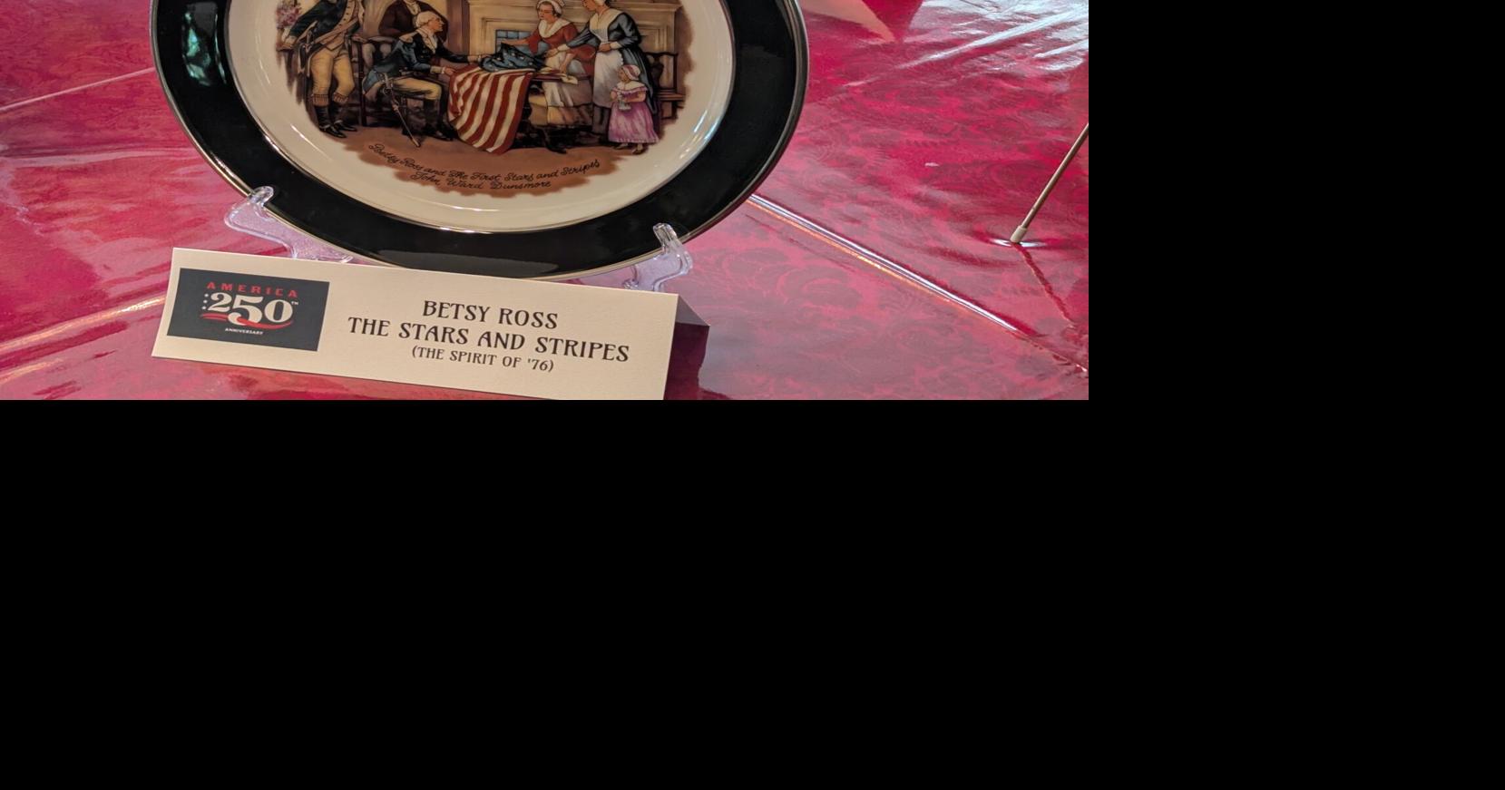 Historical china display celebrates America250 | Local News ...