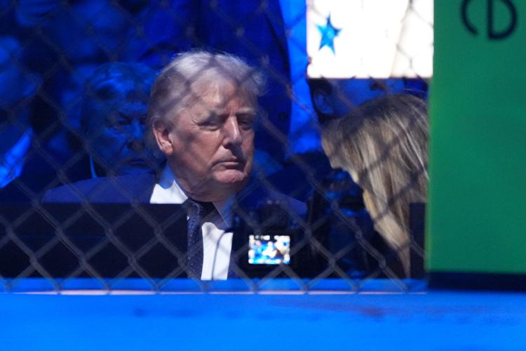 President Donald Trump gets 80th birthday bash fueled by UFC fights on ...