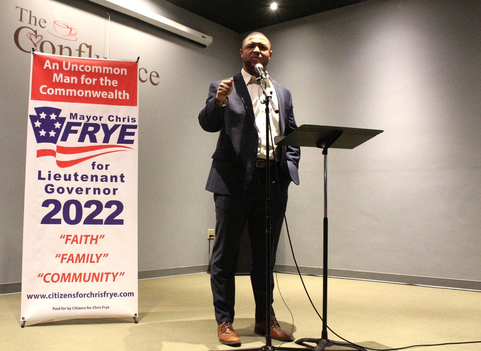 Frye launches campaign with event, stump speech | Local News ...
