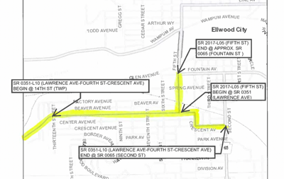 Ellwood prepares for final PennDOT paving projects | Local News ...