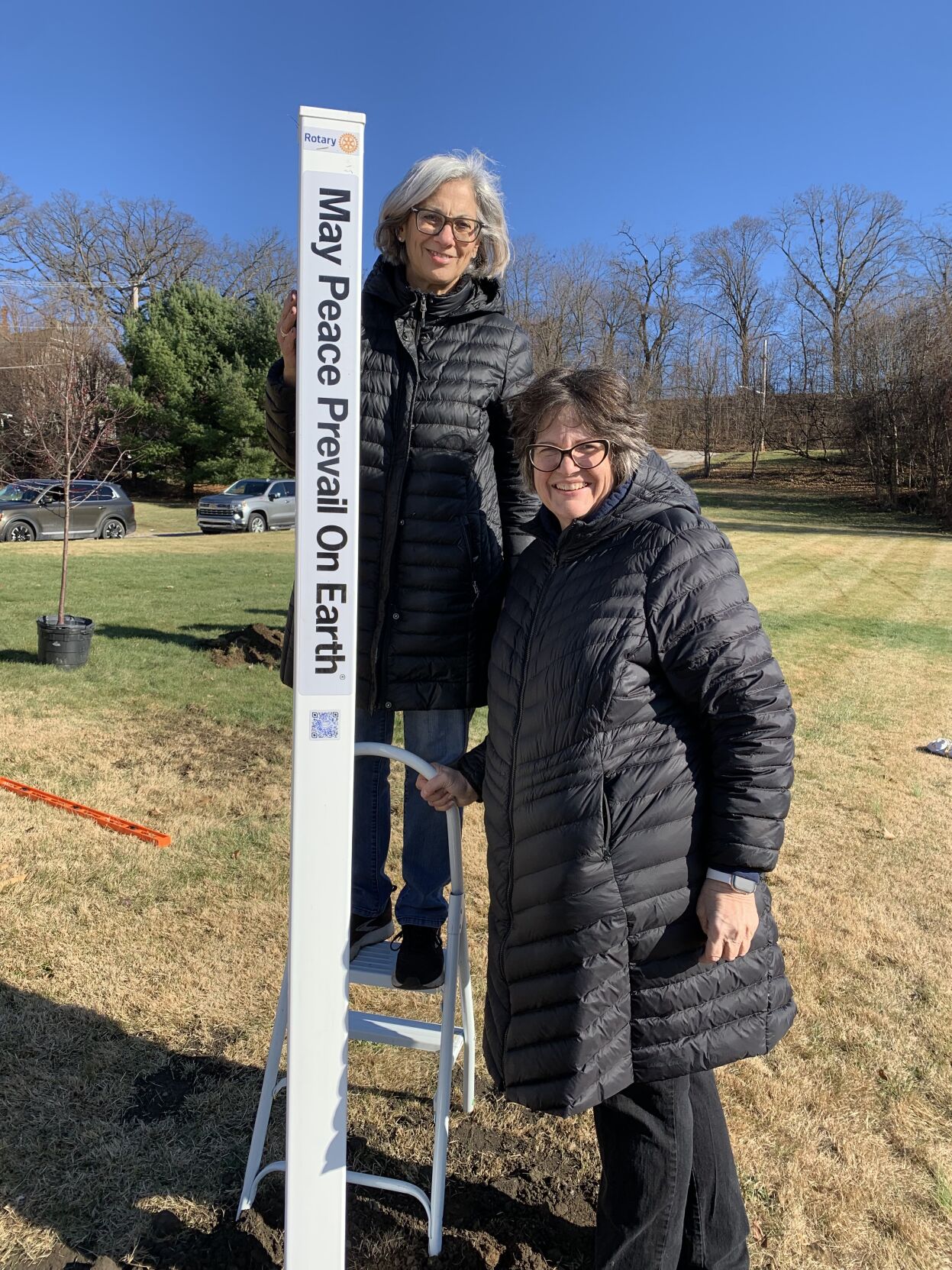 Rotary honors past members with peace pole, tree | Lifestyles ...