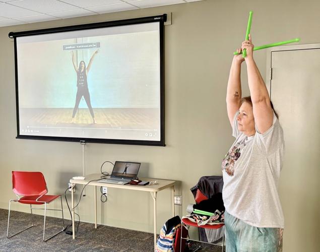 This exercise class deals with the mind along with the body ...