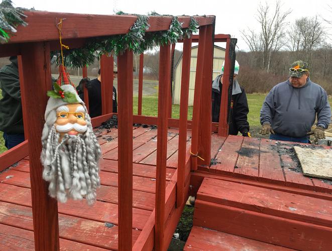 Pulaski firefighters carry man's singed wheelchair ramp to his new home ...