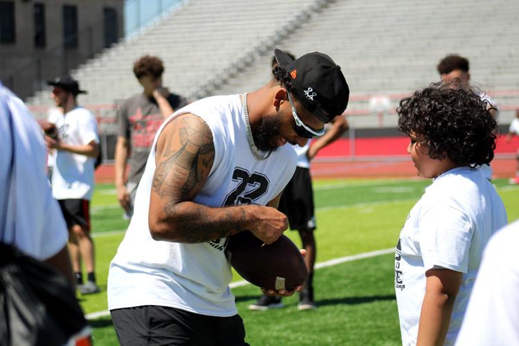 Stone's football camp a 'surreal' moment | Local Sports | ncnewsonline.com