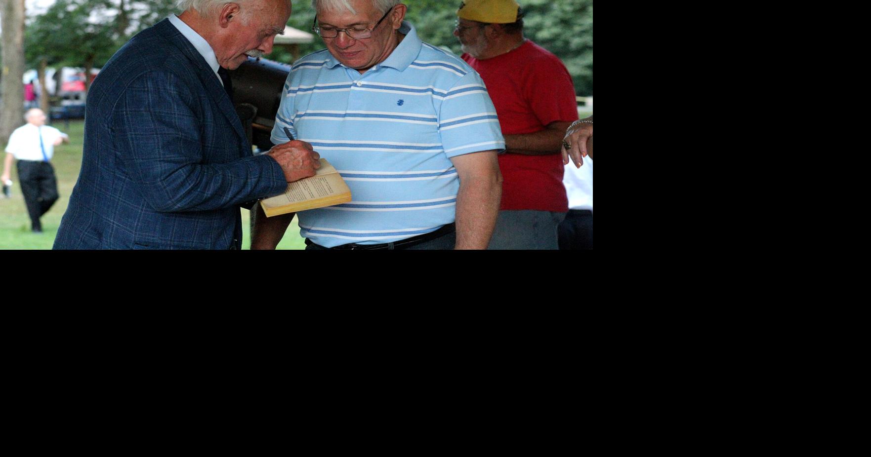 Bleier speech highlights replica wall's return to Ellwood City | Local ...