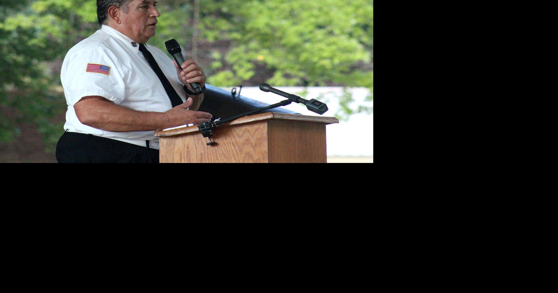 Bleier speech highlights replica wall's return to Ellwood City | Local ...