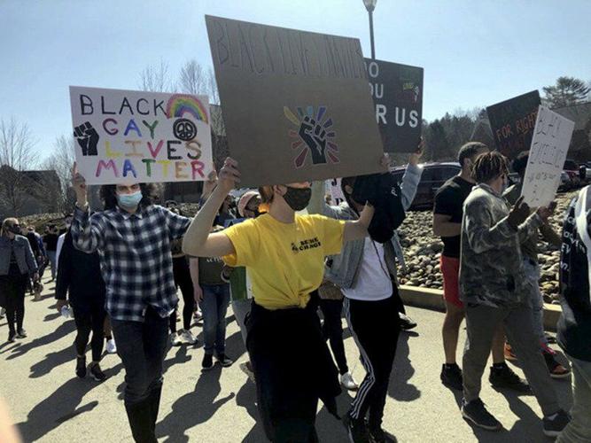 Sense of purpose: Black Lives Matter march parades through Westminster ...