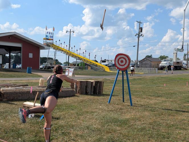 Women lumberjacks showcase skills at fair | Local News | ncnewsonline.com