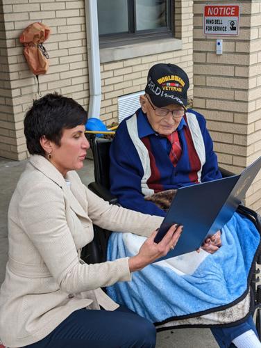 WWII vet Lesnett celebrates 100th birthday | Local News | ncnewsonline.com