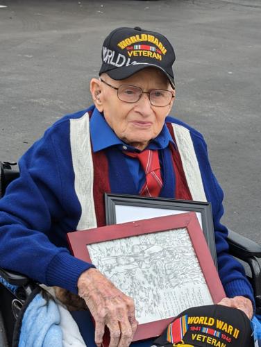WWII vet Lesnett celebrates 100th birthday | Local News | ncnewsonline.com