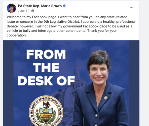 Brown's Facebook page back online | Local News | ncnewsonline.com