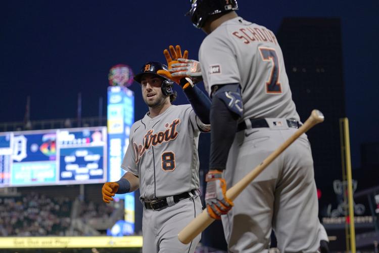 Vierling homers twice, Báez adds a 3-run shot in the Tigers' 7-1 ...