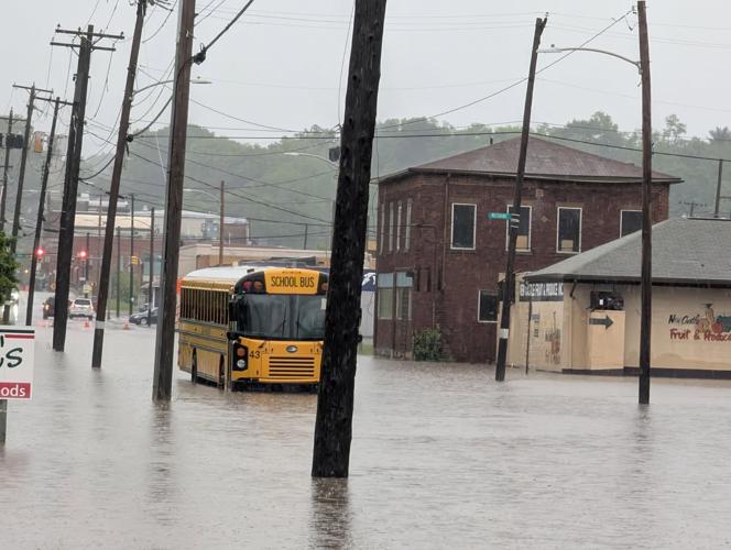 City firefighters battle Mahoningtown blaze started by lightning ...
