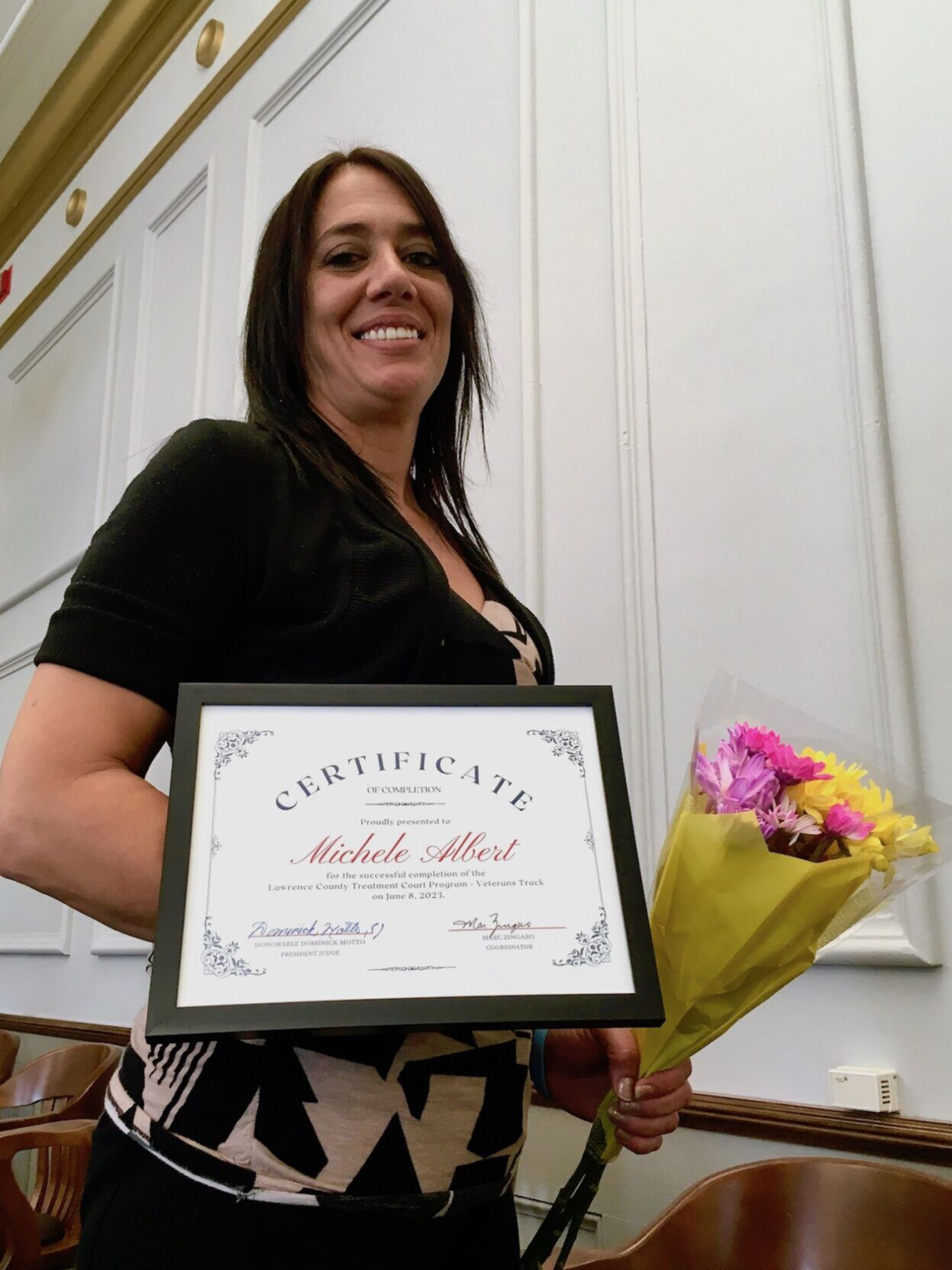 County heralds first veterans treatment court grad | Lifestyles ...