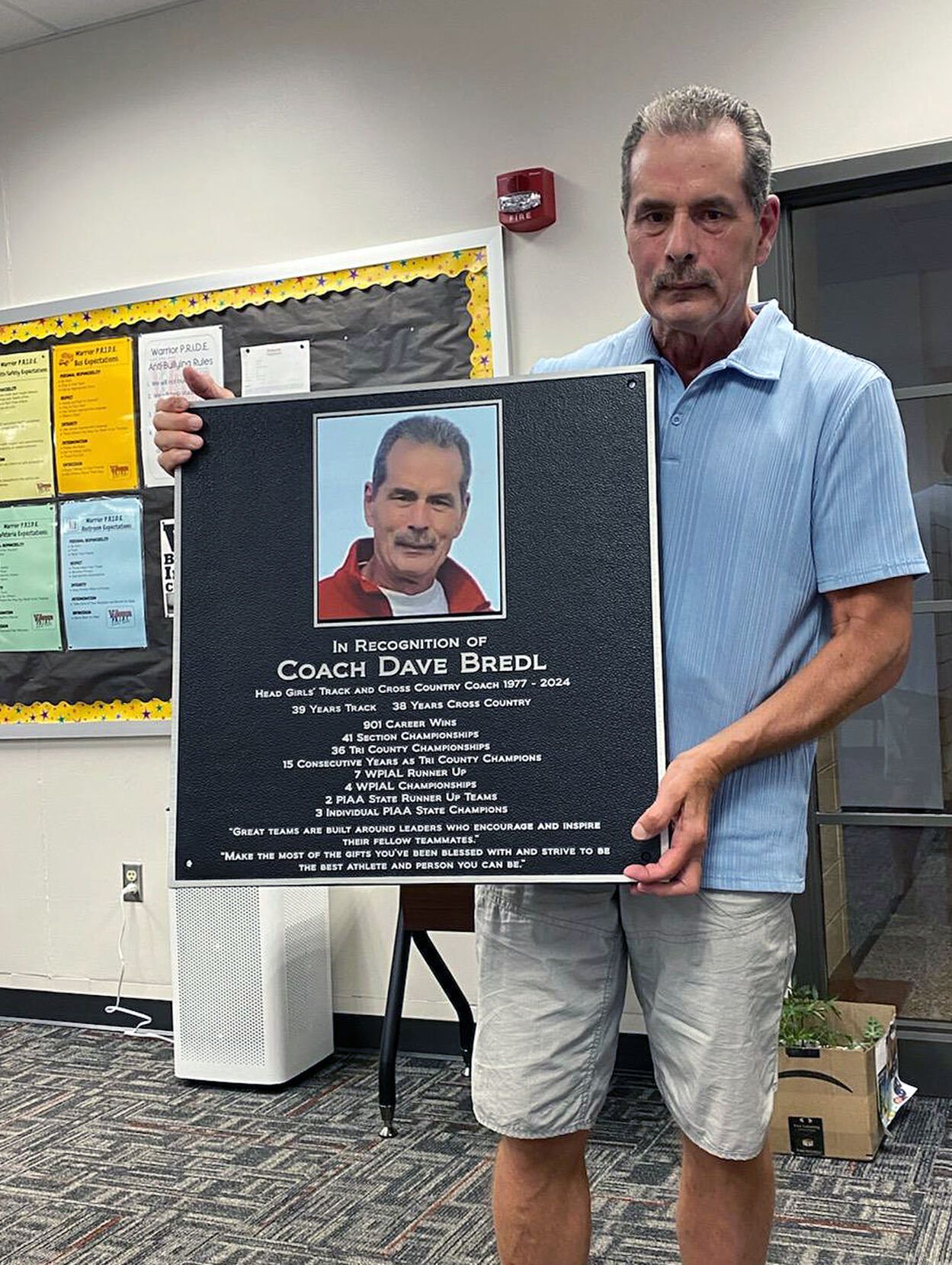 Former Mohawk coach Bredl honored with plaque | Sports | ncnewsonline.com