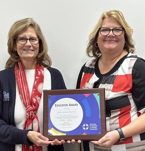 Mohawk wins Educator Award for suicide prevention education | Local ...