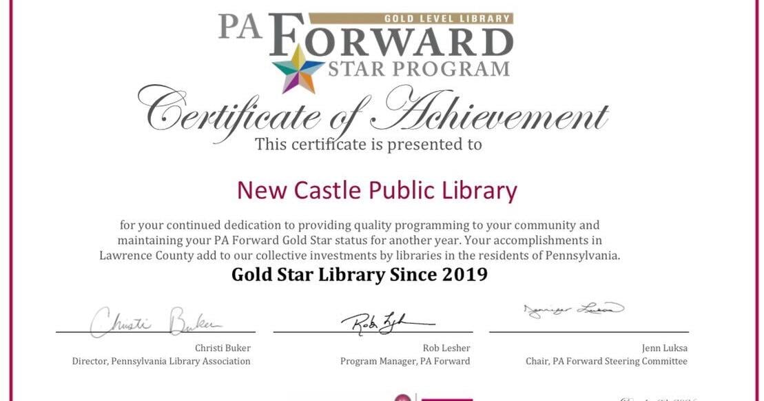 New Castle Library retains Gold Star status | Local News | ncnewsonline.com