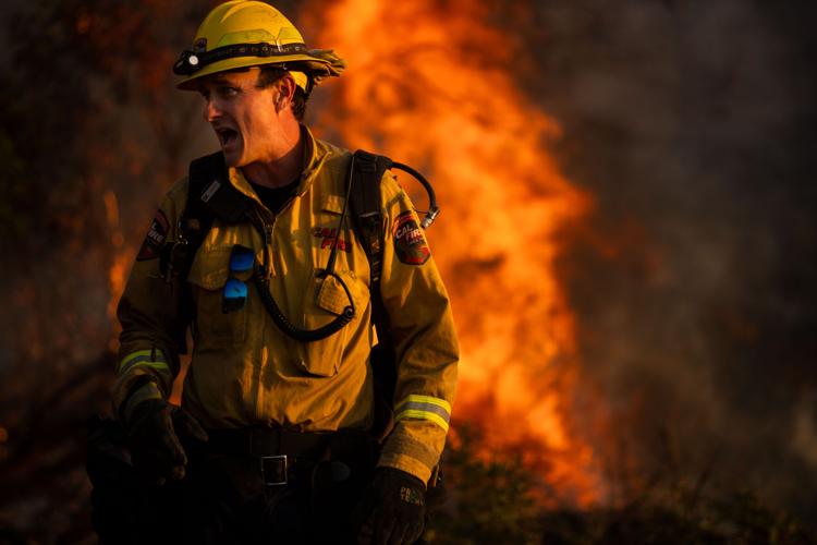 Photos show firefighters battling Southern California blaze | National ...