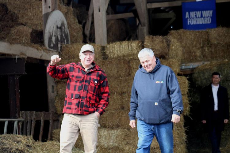 Walz pitches rural voters during Volant farm stop | Local News ...