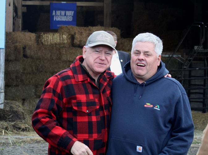 Walz pitches rural voters during Volant farm stop | Local News ...
